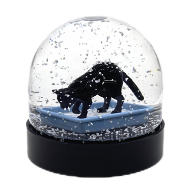 [NEW VERSION - LARGER SIZE] Cat Litter Snow Globe – Kitten Wish